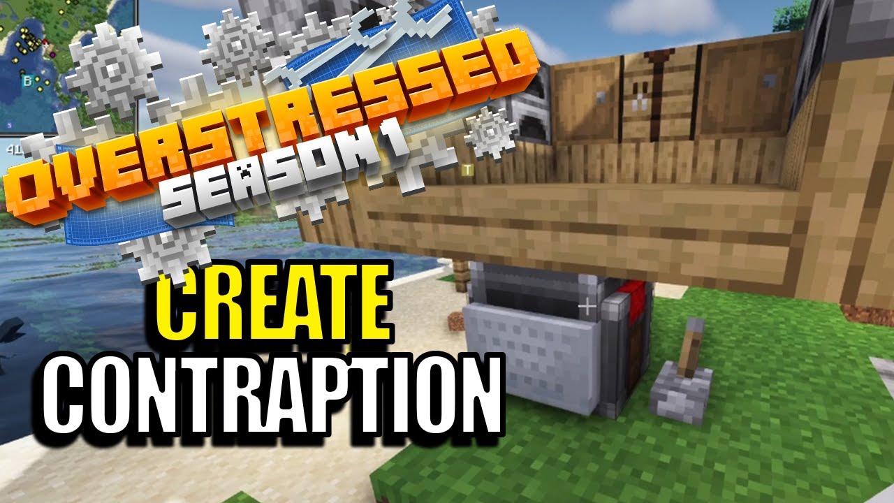 Ep3 Create Contraption - Overstressed Modded Minecraft SMP - YouTube