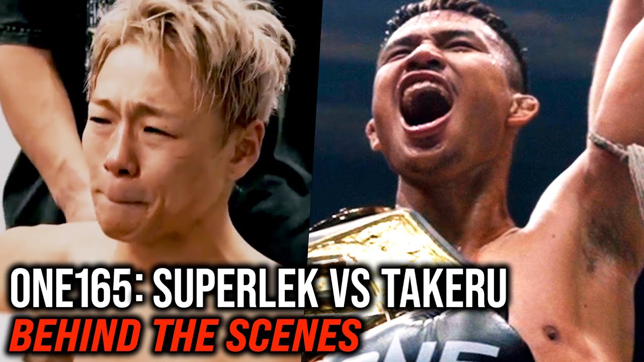 Behind The Scenes At ONE 165: Superlek vs. Takeru (Dramatic 😨) - YouTube