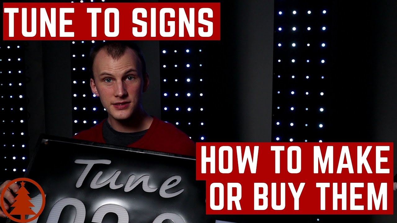 Tune-To Signs - How to Make or Buy Them - YouTube