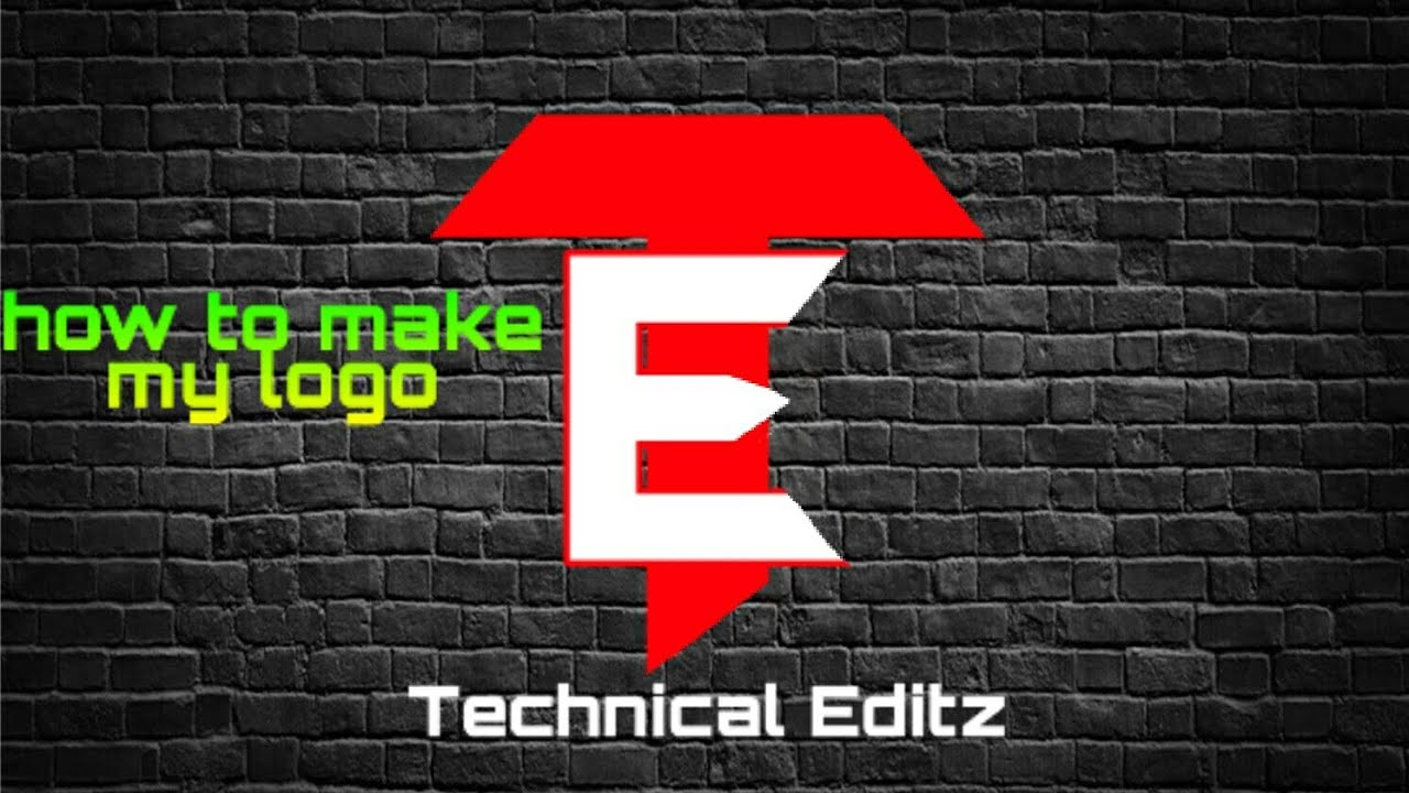 How to make logo || Technical Editz - YouTube