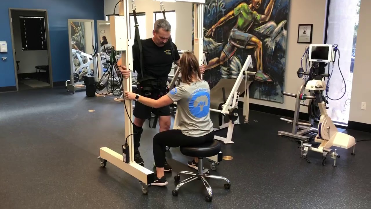 Jeff Merrit over-ground gait trainer - YouTube