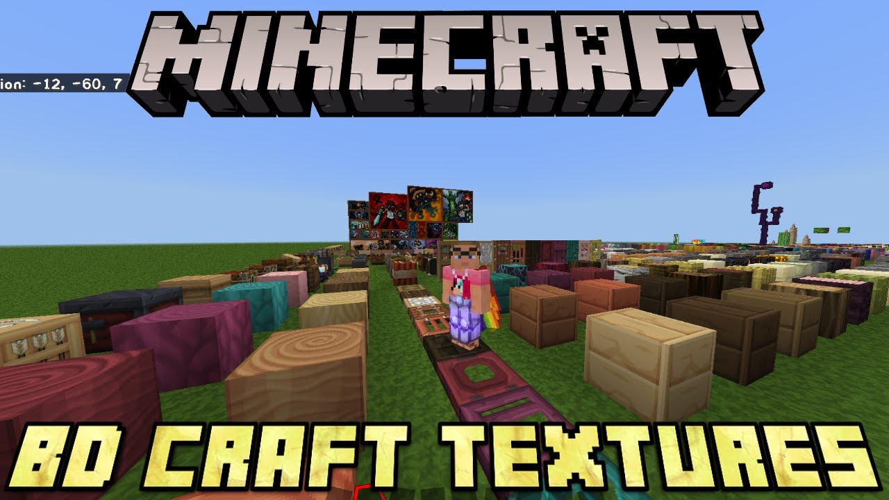 Pure BD craft texture pack review in Minecraft - YouTube