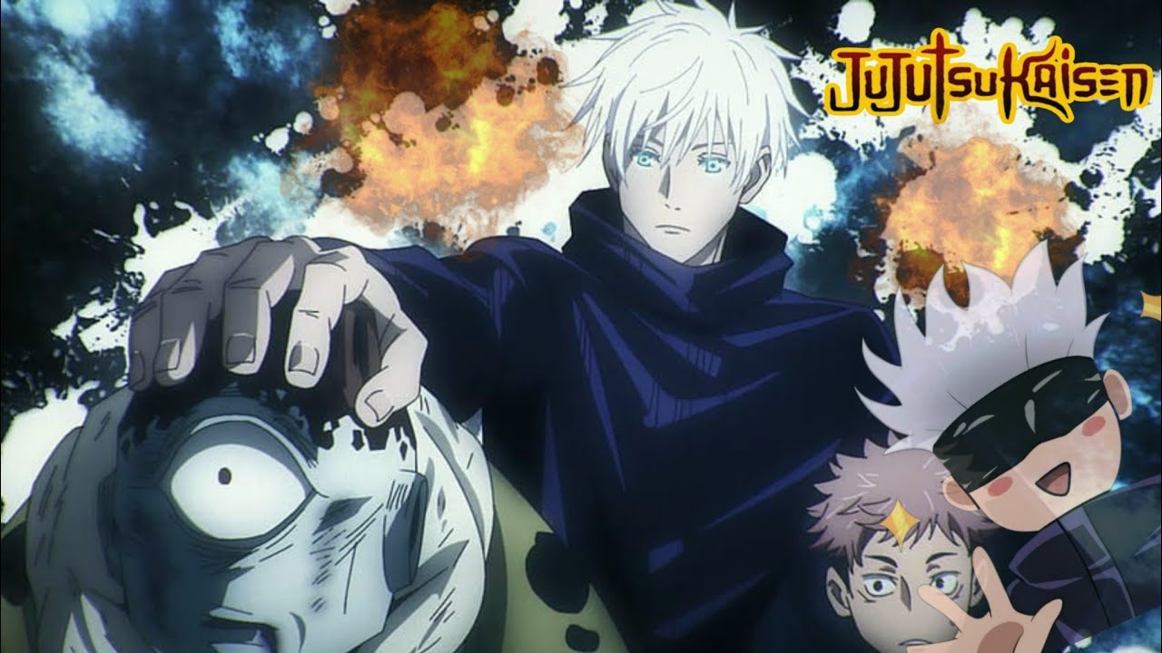 Gojo vs Jogo Full fight & Funny sense in HINDI DUBBED | Jujutsu Kaisen ...