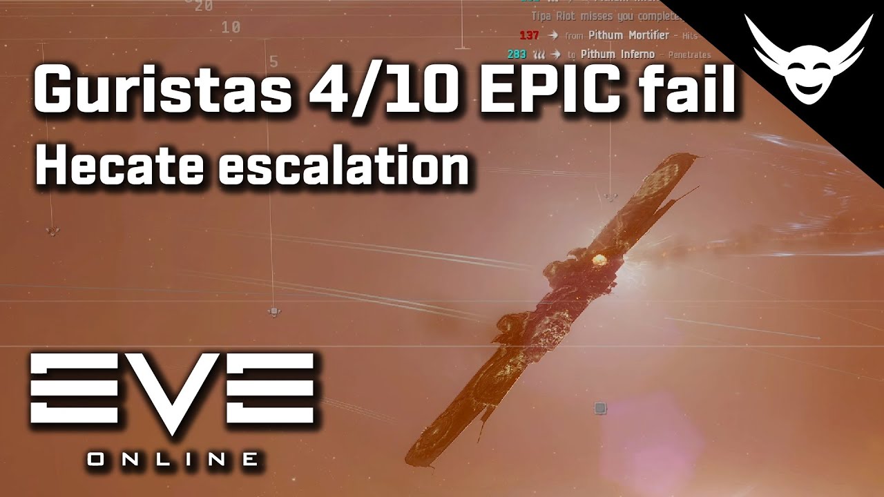 EVE Online - Hecate DED 4/10 EPIC FAIL - YouTube