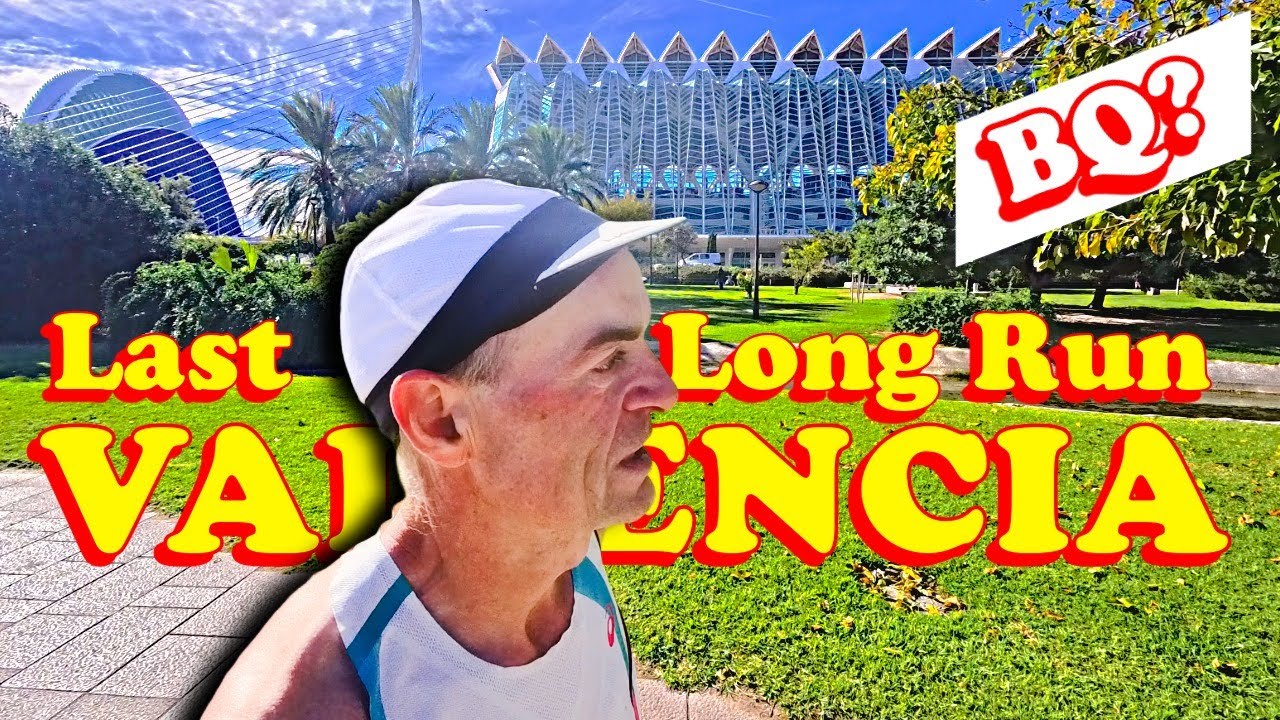 Valencia Marathon Last Long Run, Chasing a Boston Qualifying Time - YouTube