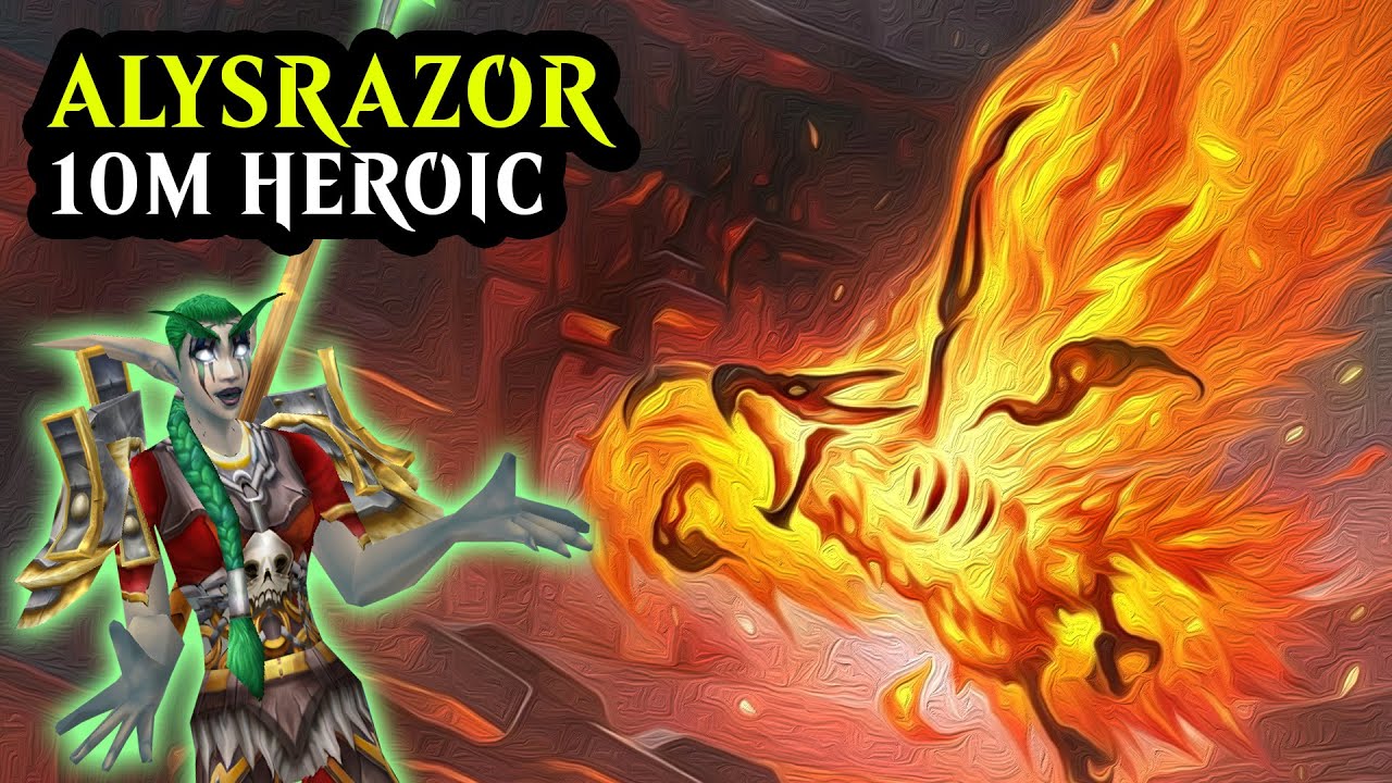 Alysrazor 10man Heroic - Survival Hunter Firelands 🔥 - YouTube