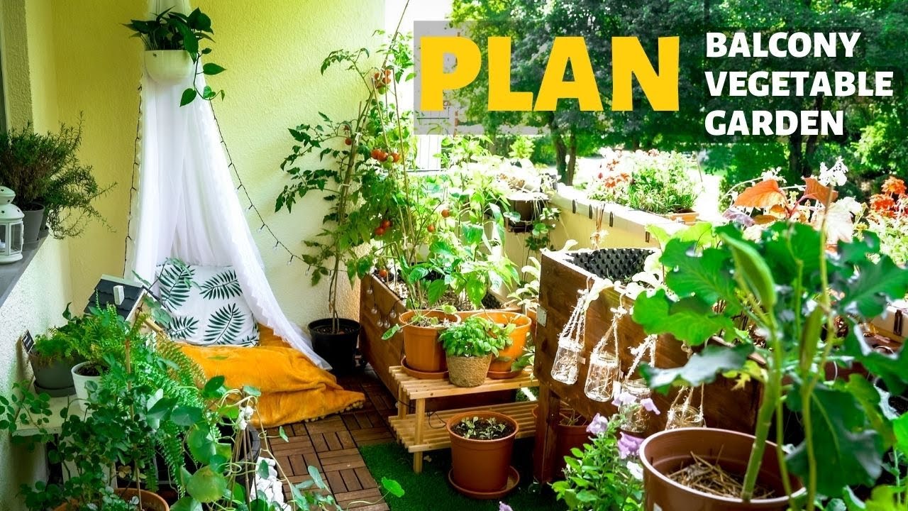 How to Plan a Balcony Vegetable Garden - YouTube