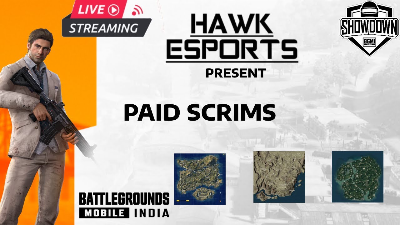 HAWK ESPORTS PAID SCRIMS | BGMI OFFICIAL | PRACTICE | BY RohhCast ...