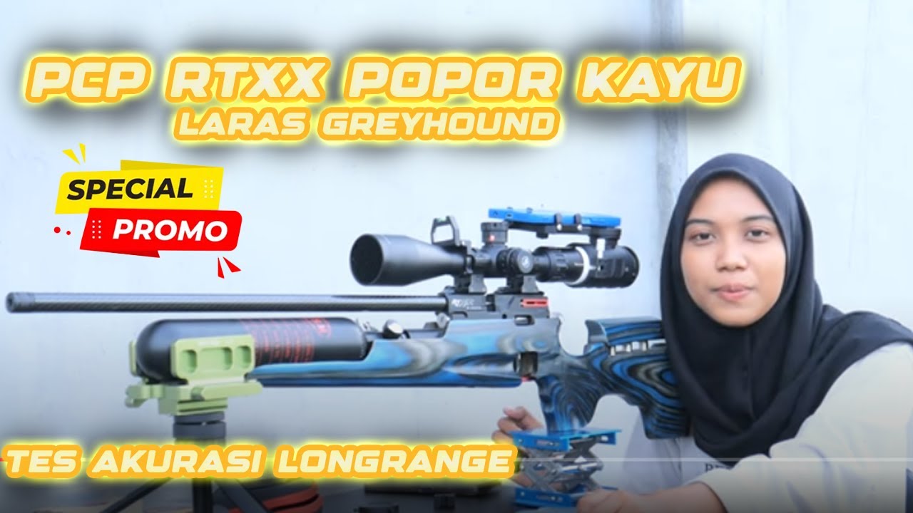 PCP RTXX BLUE POPOR KAYU GRS LAMINASI SENAPAN PCP LONGRANGE TERBAIK ...