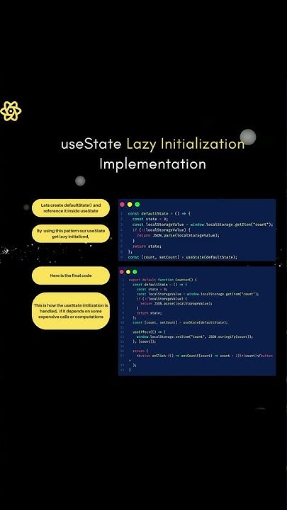 Usestate Lazy Initialization React Js Shorts Youtube