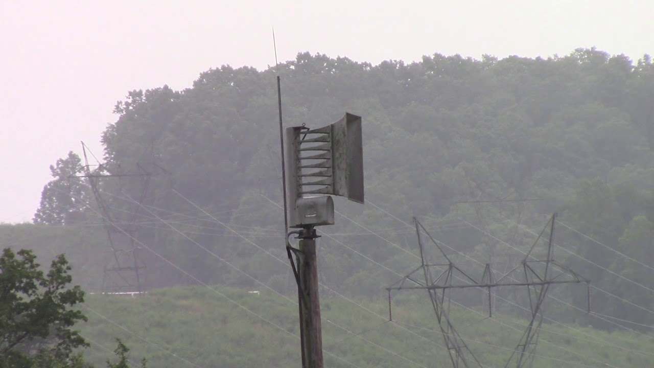 Oak Ridge, TN - ACA Alertronic AL-6000R - K25 Plant siren test - YouTube