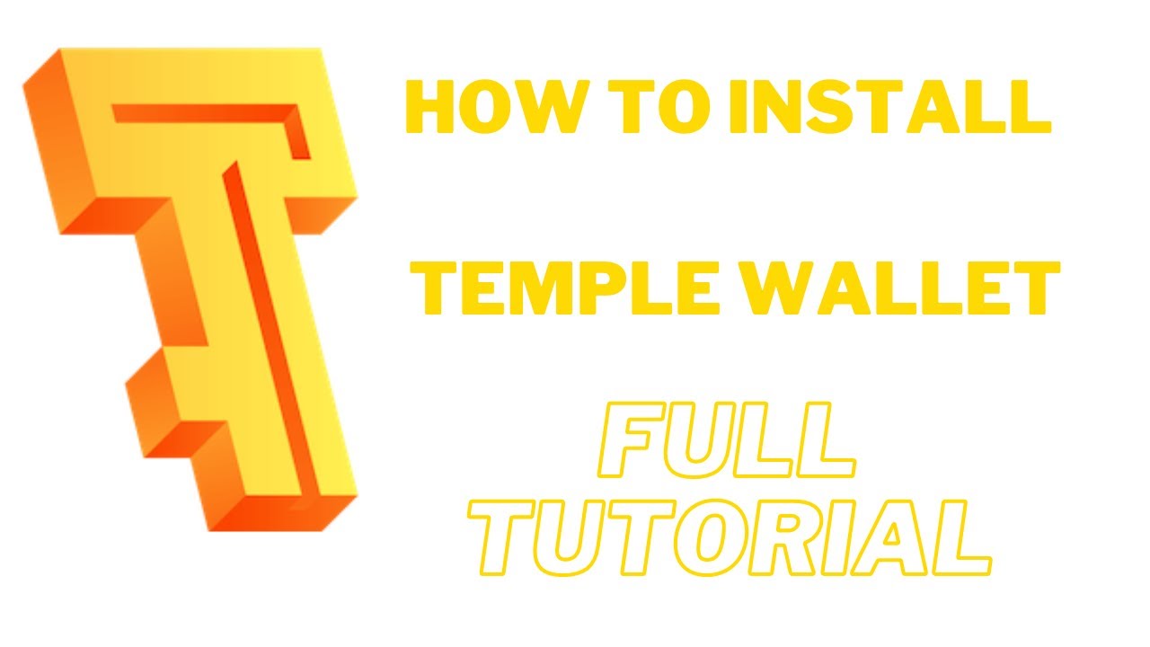 how to install temple tezos wallet full tutorial || temple wallet ...