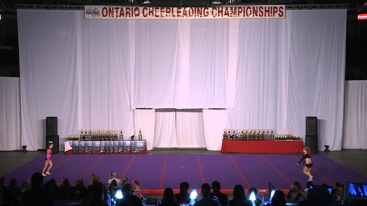OCF Provincials 2013: Niagara Cheerleading - AS SR Duo3 - YouTube