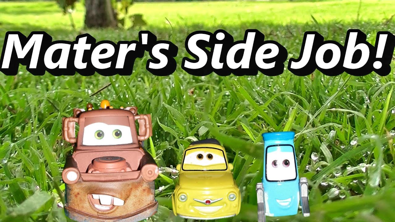 DISNEY CARS Maters Side Business Lightning Mcqueen & Mater - Pixar Cars ...
