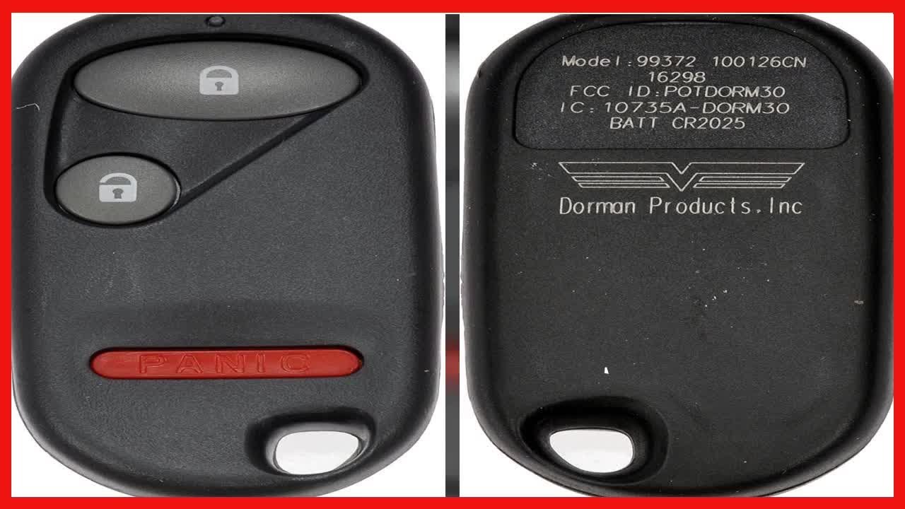 Great product - Dorman 99372 Keyless Entry Remote 3 Button Compatible ...