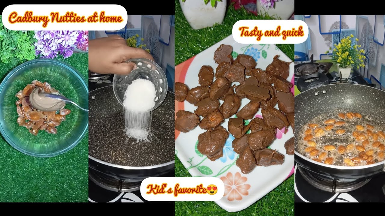 Cadbury Nutties At Home|| Tasty And Delicious Recipes...🤤 😋#subscribe # ...