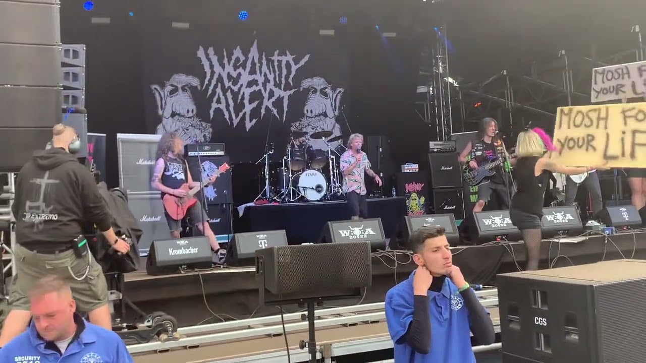 Insanity Alert - Live - Mosh To The Pit? - Wacken Open Air 2022 - YouTube