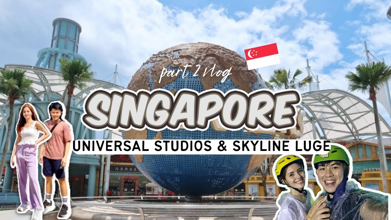 Universal Studios Singapore + Skyline Luge Singapore 2022 | Mari ...