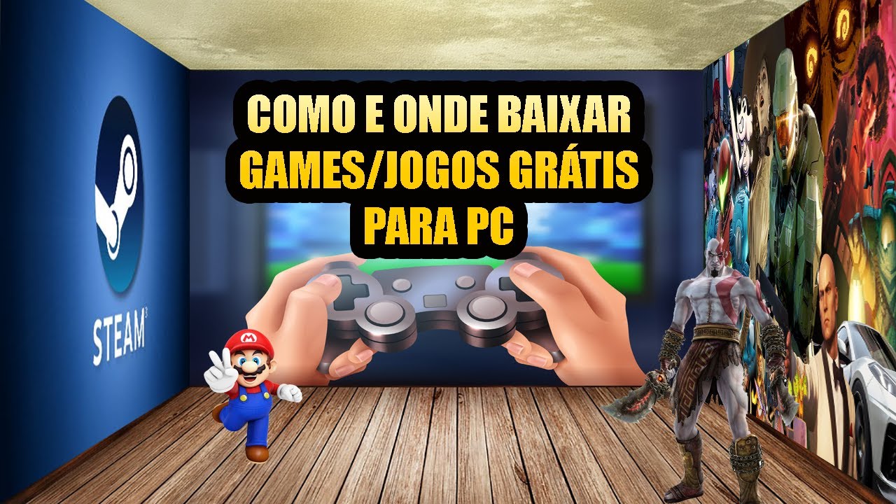 COMO BAIXAR GAMES GRATIS PARA PC - YouTube