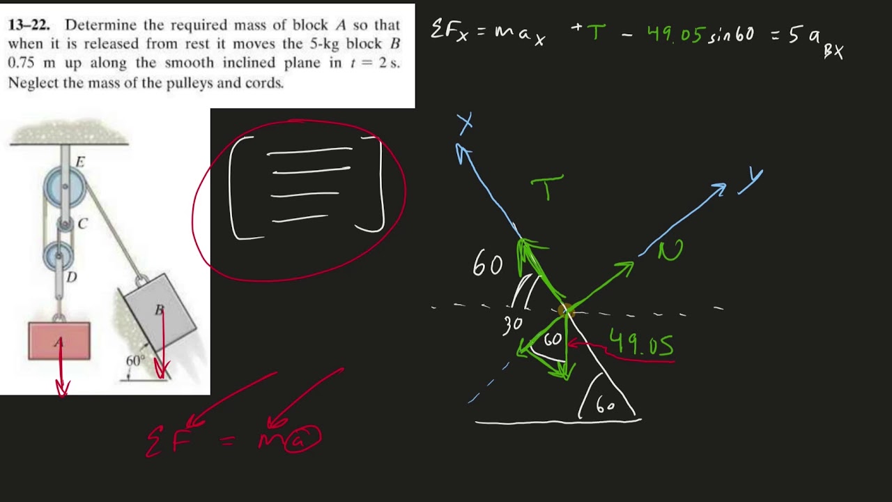 Dynamics Problem: Particle Kinetics - Rectangular Coordinates ...
