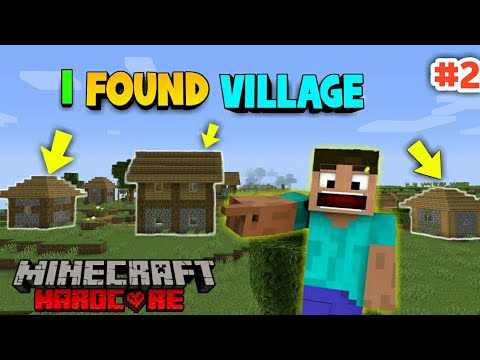 I FOUND A VILLAGE IN MINECRAFT | MINECRAFT HARDCORE | PROBOIZ 95 GAMER ...