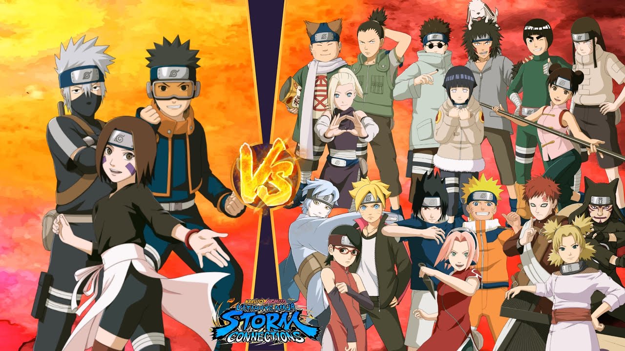 Kakashi Team VS Three-member team Marathon battle NARUTO X BORUTO ...