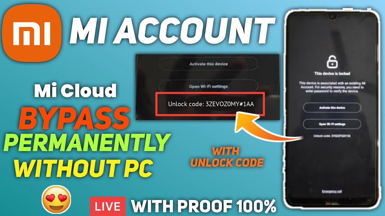 Mi Account Unlock Permanently All Models Support Free MIUI 11/12/13 ...
