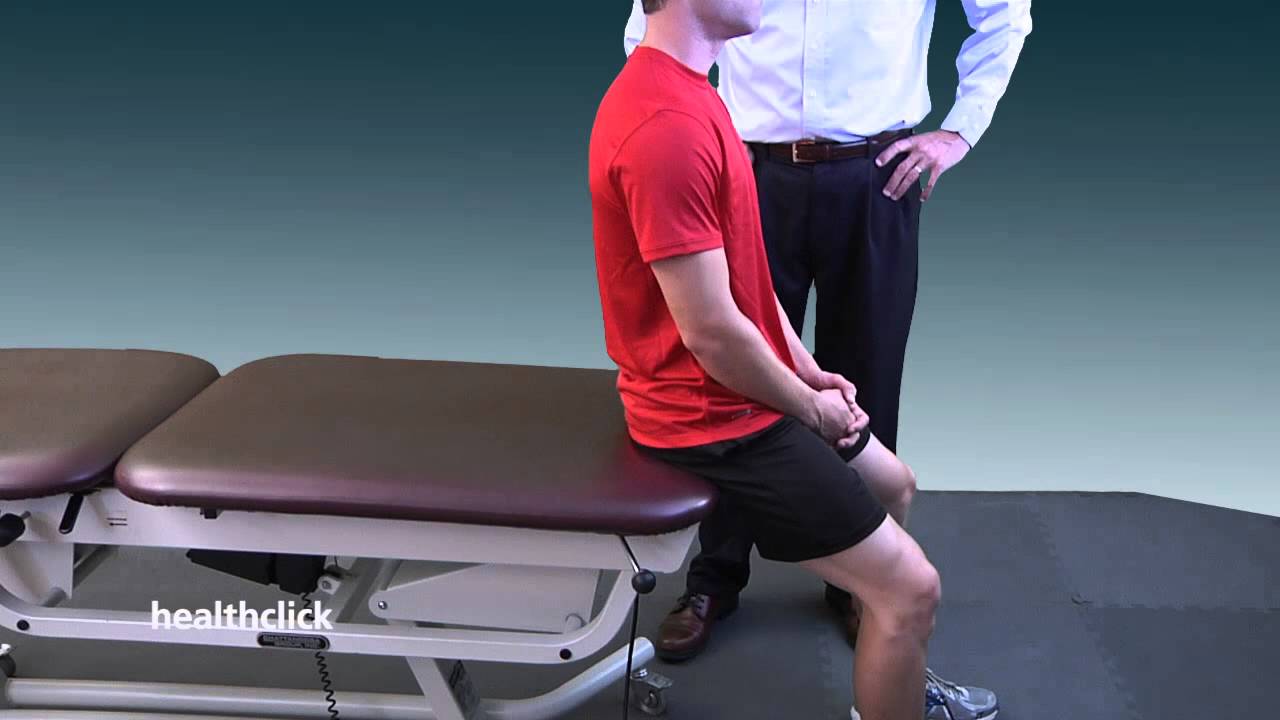 The Thomas Test for the SI Joint - YouTube