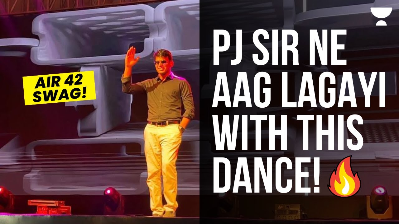 PJ Sir Mindblowing Performance on Unacademy Foundation Day | PJ Sir ...