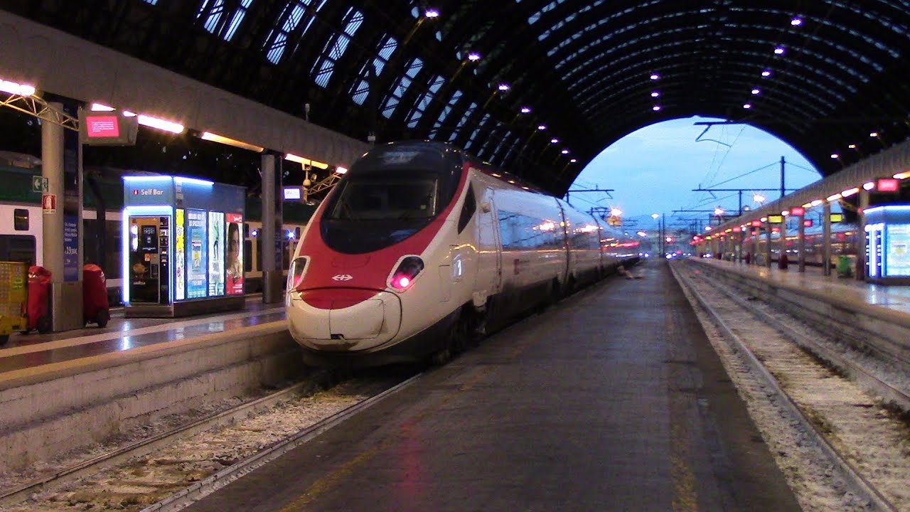 SBB CFF FFS EC 23 Bellinzona ⇒ Milano Centrale ETR 610 RABe 503 Tilt ...