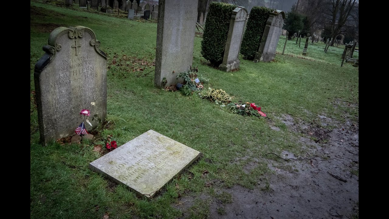 Edensor - The grave of Kathleen Kennedy - YouTube