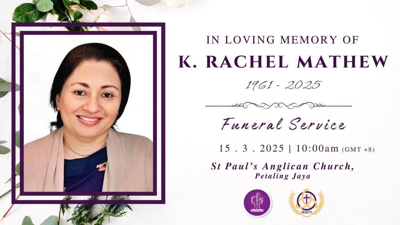 FUNERAL SERVICE | K. Rachel Mathew - YouTube