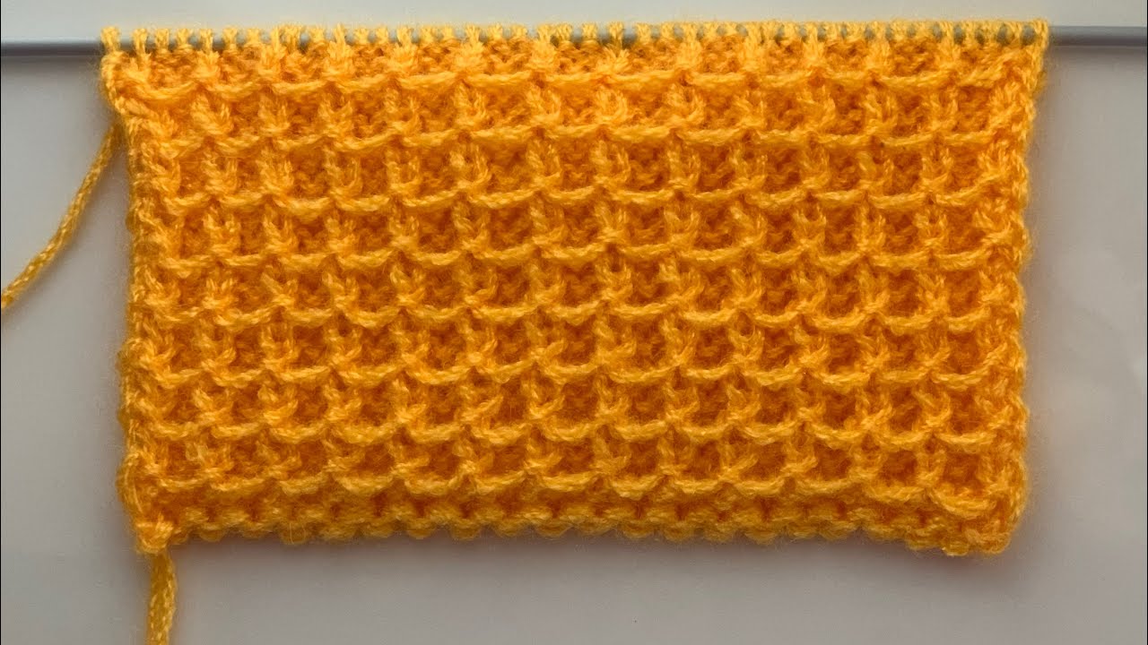 4 Rows Repeat Easy Knitting Pattern For Sweater - YouTube