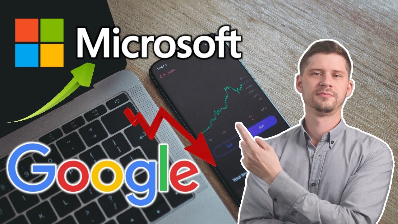 Microsoft monte en Bourse et Google baisse ! (Résultats T3 2023) - YouTube