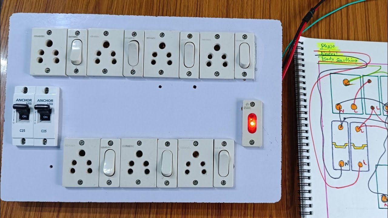 7 switch 7 socket 1 indicator 2 msb extension board wiring connection ...