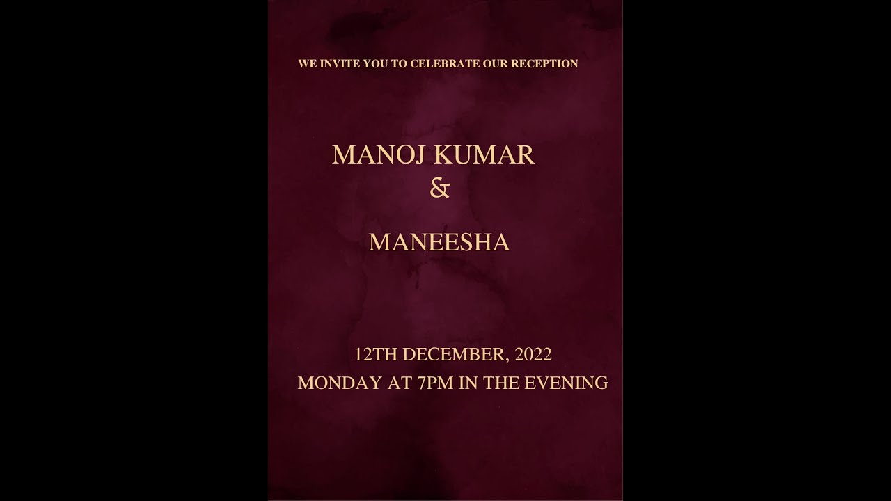 Manoj Kumar & Maneesha - YouTube