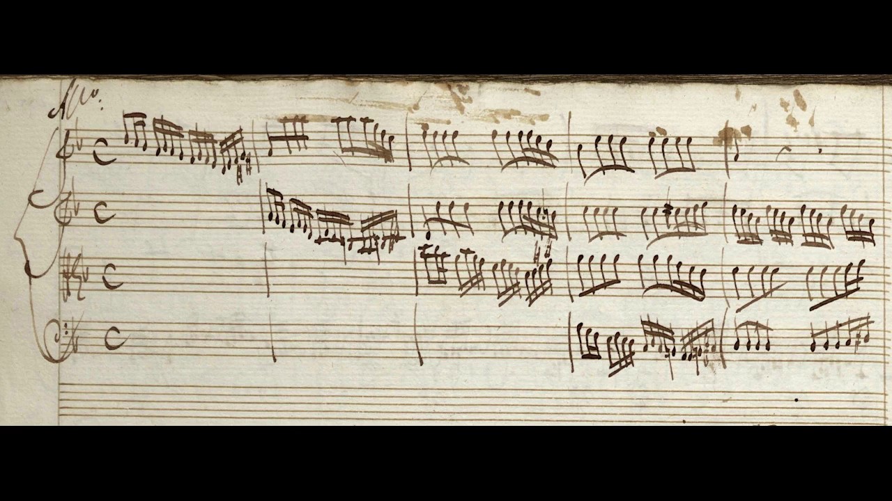 VIVALDI | Concerto RV 128 in D minor | Original manuscript - YouTube