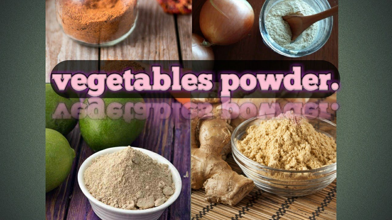 #Vegetable powder #Easy to make and #very useful while cooking food ...
