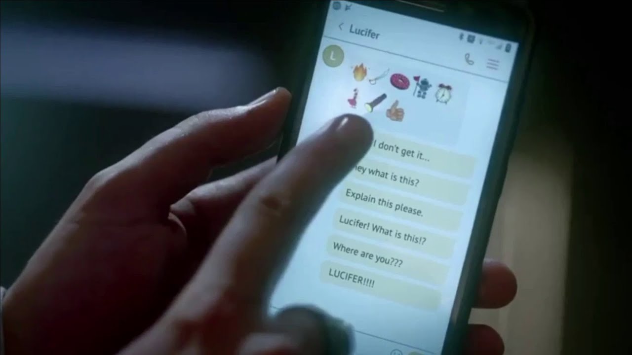 Lucifer usando emojis 😂😂😂 - YouTube