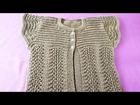 SU DALGASI ÖRGÜ MODELİ YELEK YAPIMI