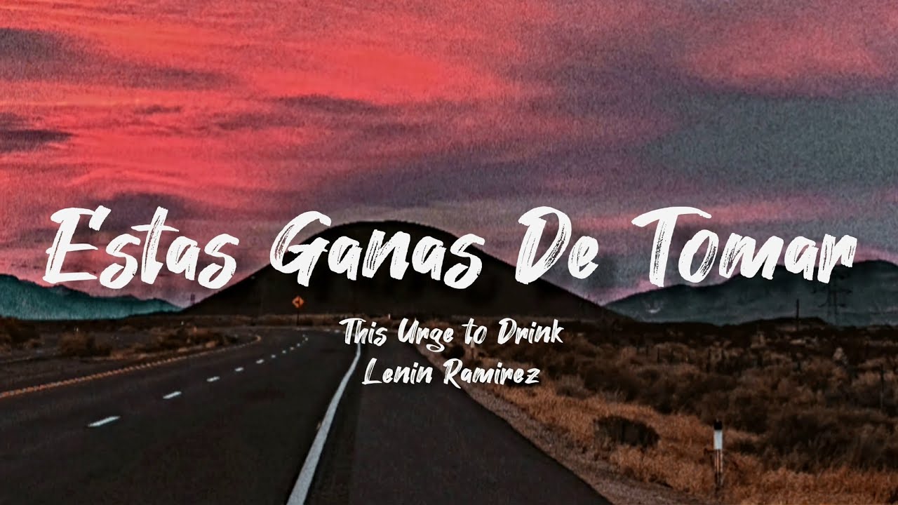 Estas Ganas De Tomar - Lenin Ramirez (Letra/English Lyrics) - YouTube