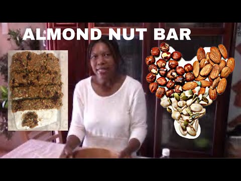 How To Make Almond Nut Bar - YouTube