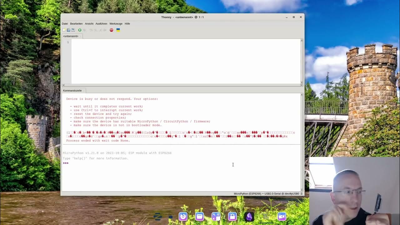 ESP8266, Thonny, MicroPython - YouTube
