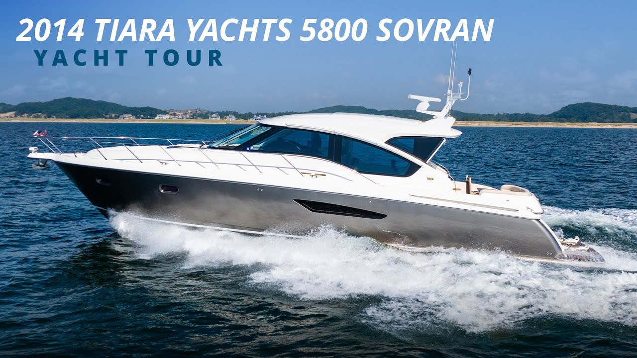 (SOLD) 2014 Tiara Yachts 5800 Sovran - YouTube