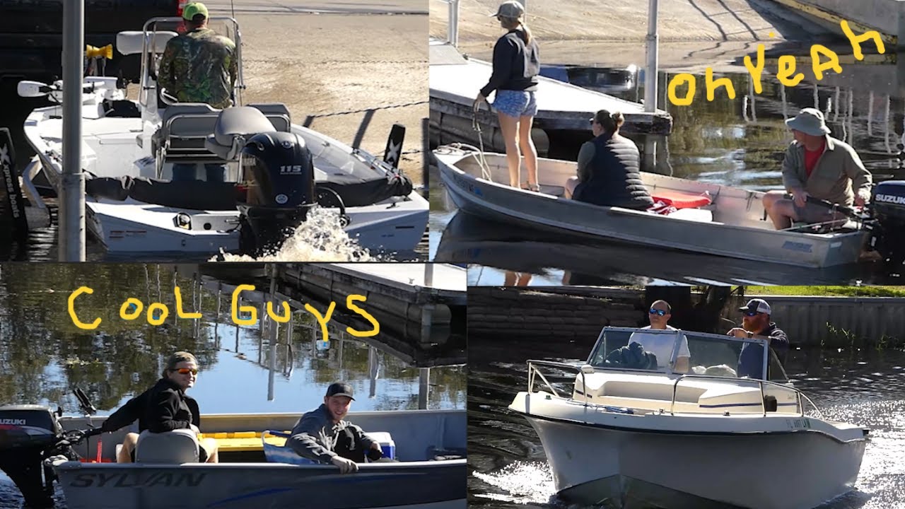 Interesting Day Lot Of Boats -Two Cool Guys With Little Boat - YouTube
