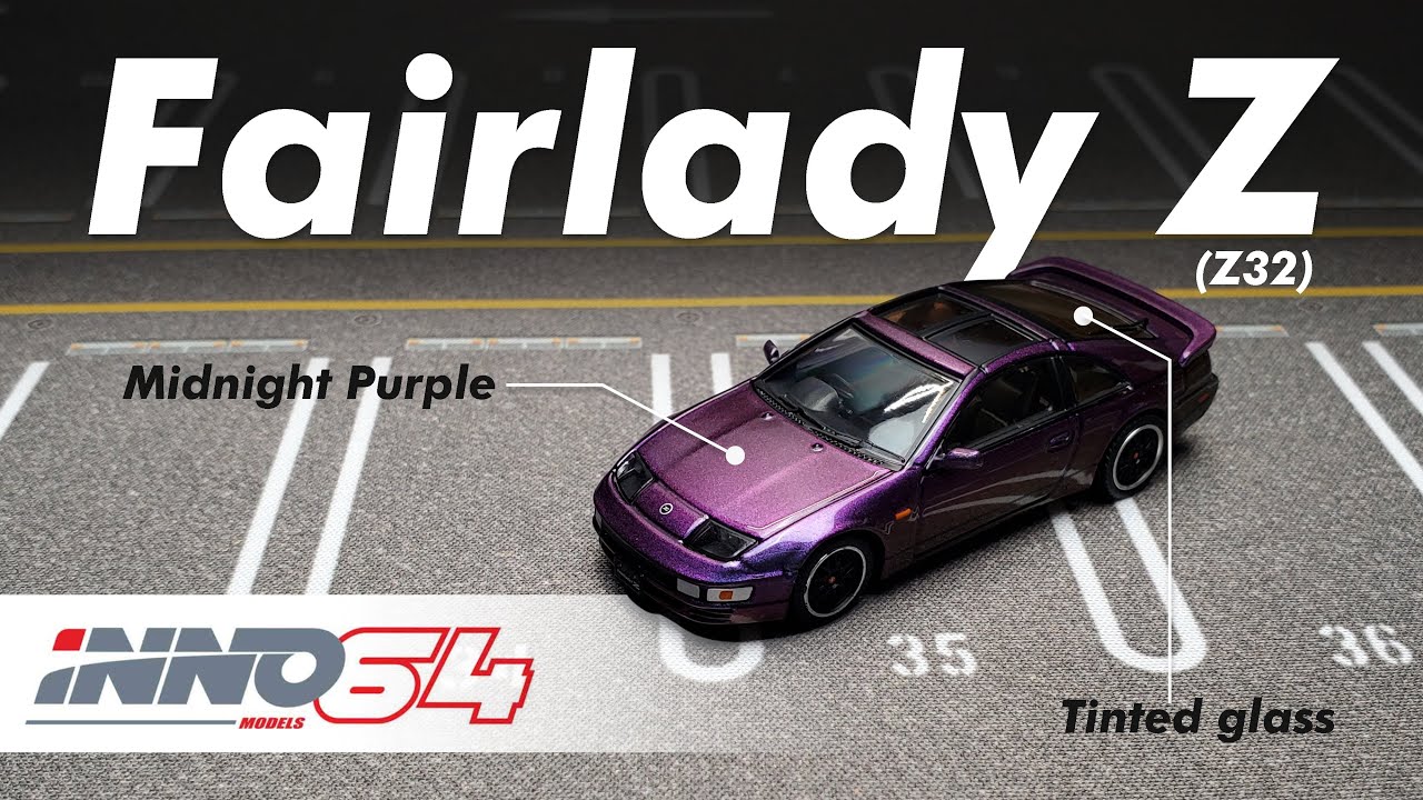 📦 Unboxing inno64 Nissan Fairlady Z (Z32) 300ZX Midnight Purple - YouTube