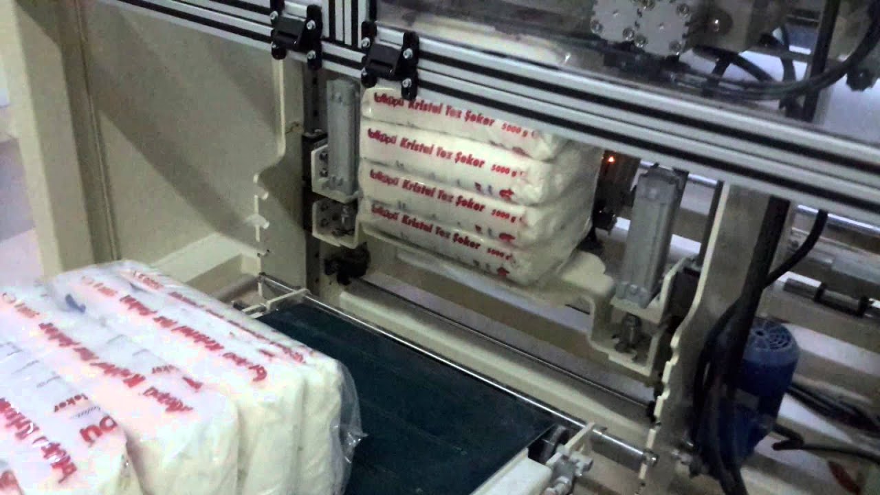 Sugar Automatic Baler Machine - Şeker Otomatik Balyalama Makinesi - YouTube