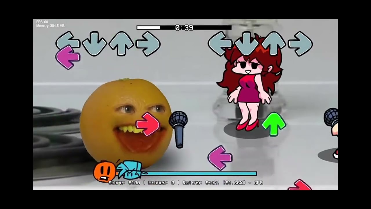 Orange normal fnf vs yo - YouTube