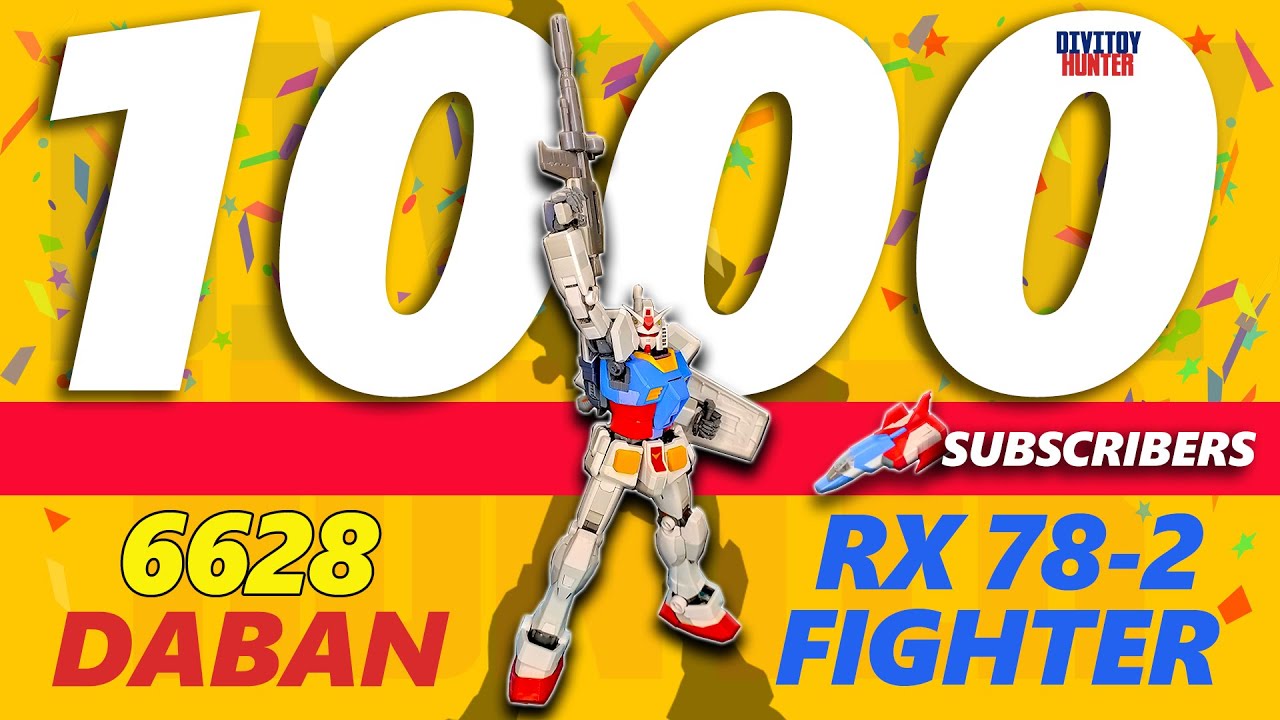 RX - 78 - 2 FIGHTER DABAN 6628 ( HAPPY 1K SUBS! THANK YOU! ) - YouTube