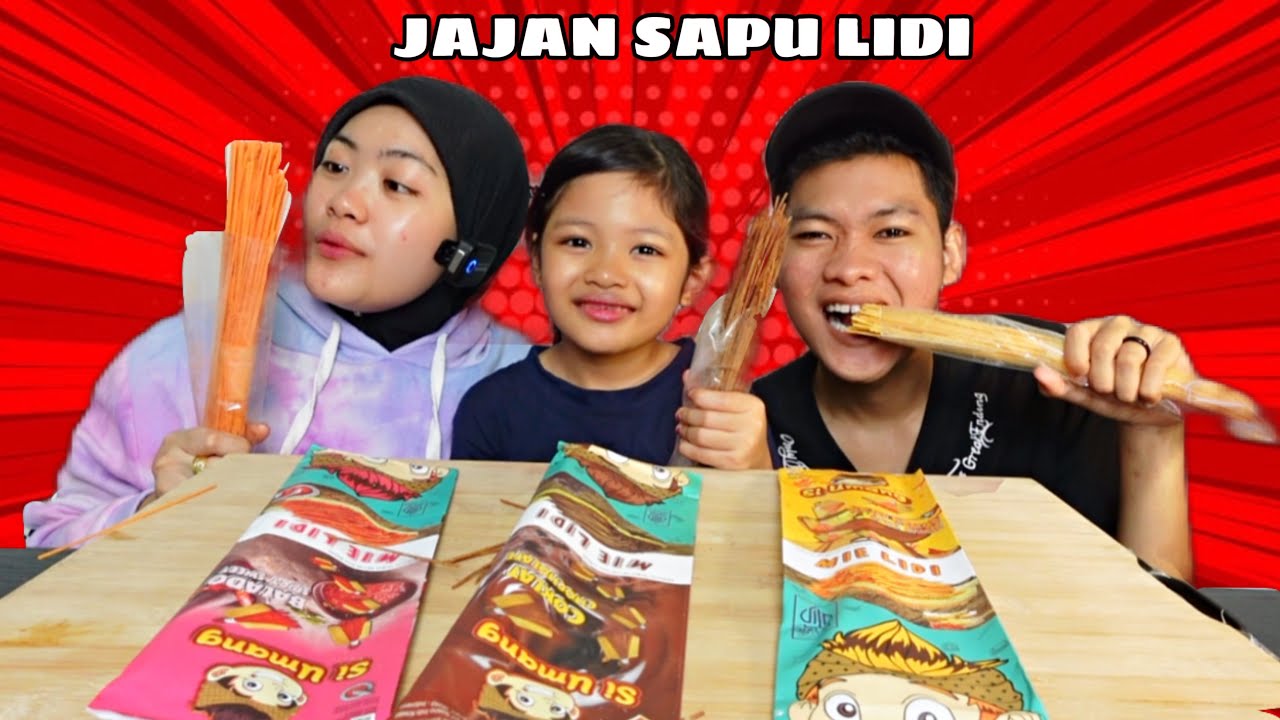 VIRAL ️MAKAN SAPU LIDI ATAU MIE LIDI,PAKSU & CACA BEREBUT😂‼️ - YouTube